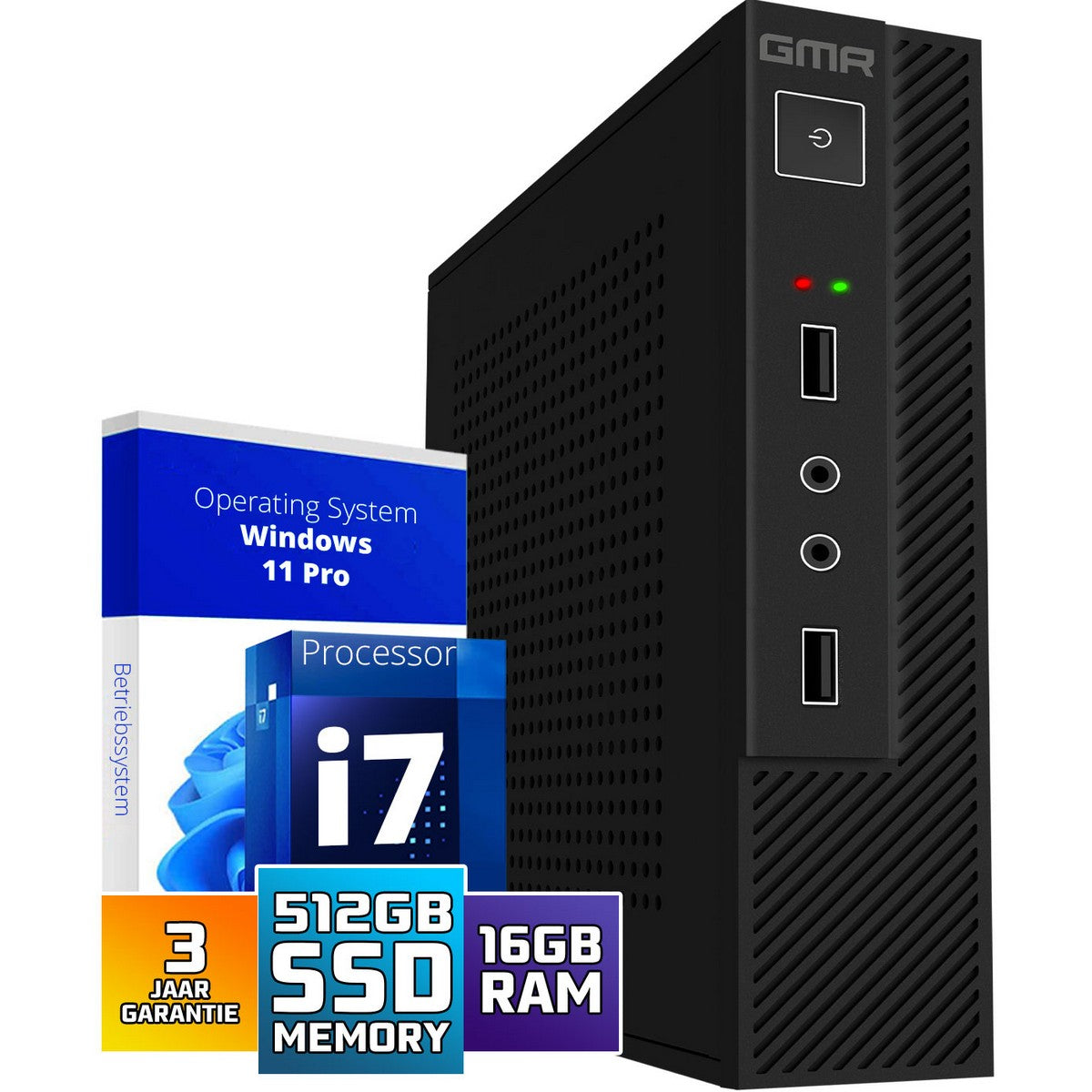 GMR Ultra mini Smart Computer met snelle Intel i7 - Business Office De